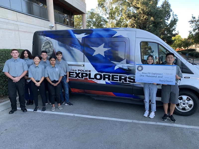 Brea, CA Police Explorer Post Awarded National Police Association Grant ...