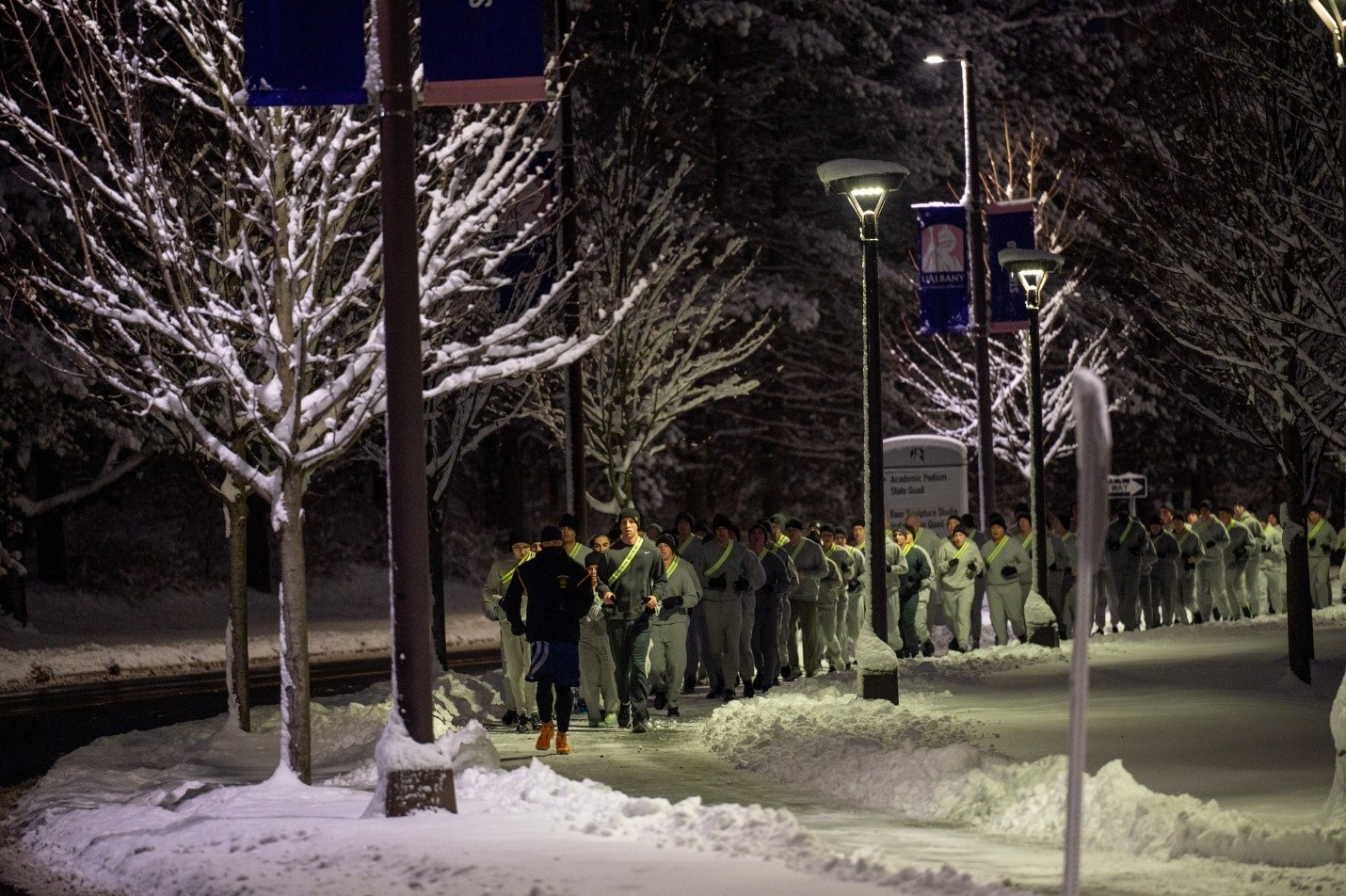 Working in Winter Wonderland: Cops Brave Elements | National Police ...