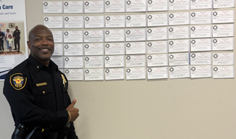 NPA Thank You cards received by Fort Worth, TX Police Department ...
